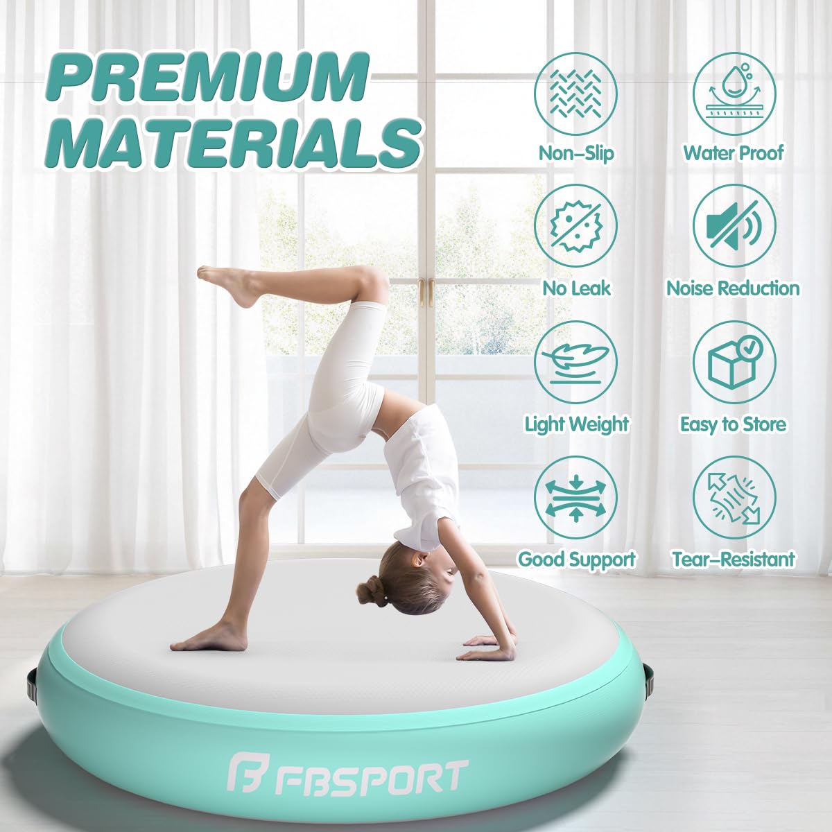 Snapklik.com : FBSPORT Inflatable Air Gymnastics Mat Training Mats 4 ...