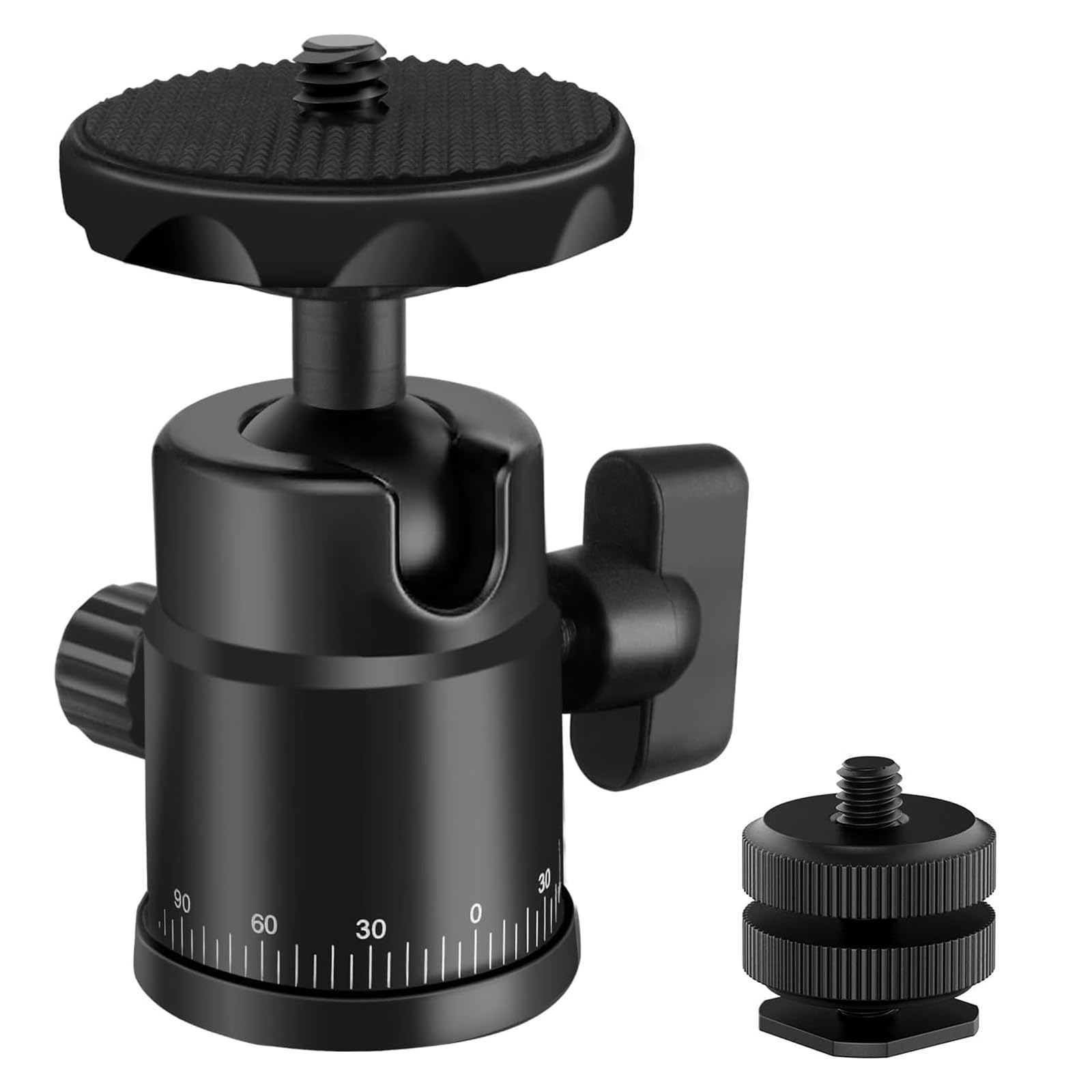 Amazon.com : Universal 1/4" Swivel Mini Ball Head Screw Tripod Mount ...