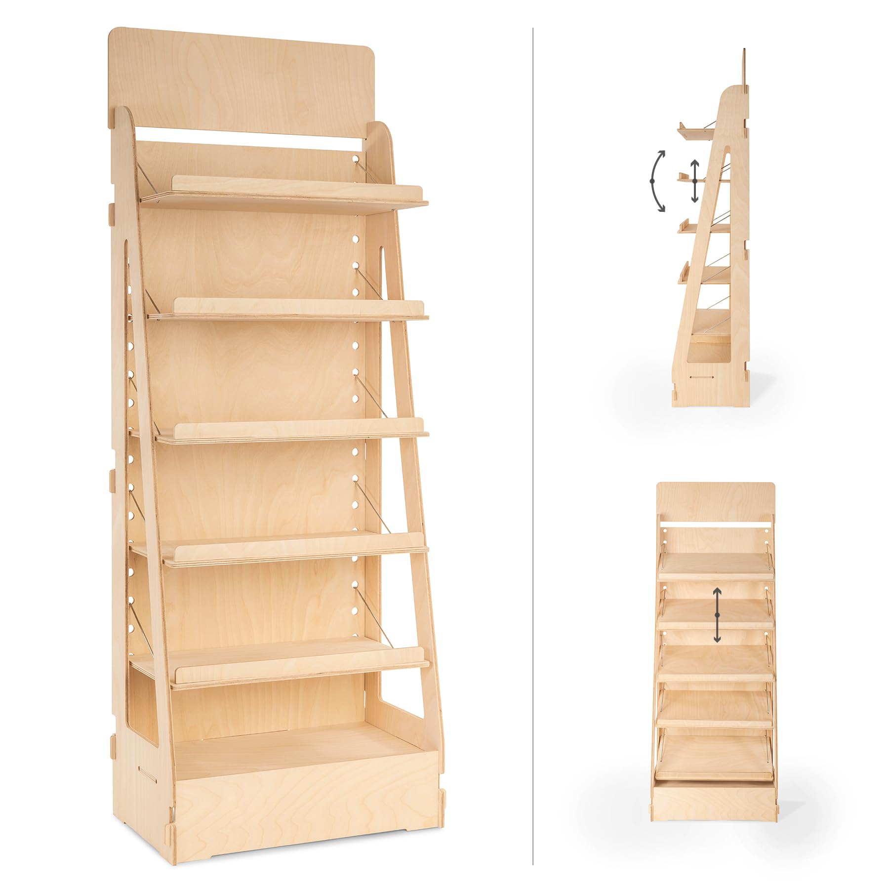 Expositores De Madera De Construcción Barletta