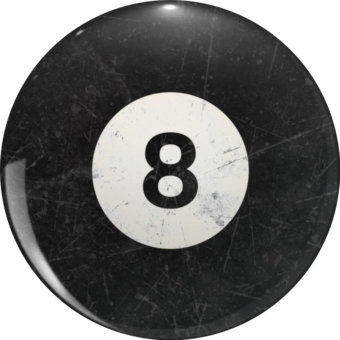 Amazon.com: Pool Ball 8 Billiards Eight Pin Lapel Pin Cute Brooch Pins ...