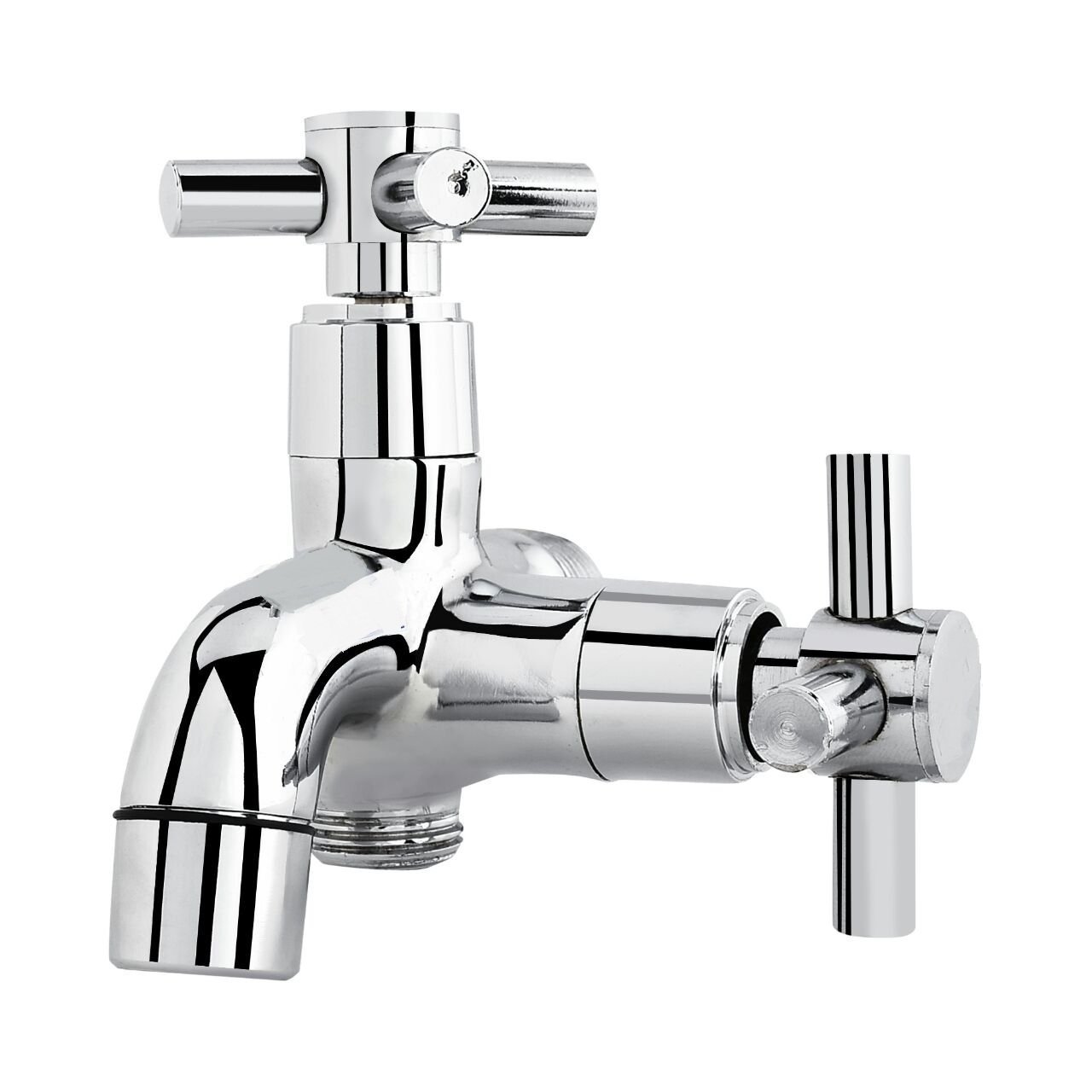 Flowtap 2 in 1 Crossa Bib Cock Tap/Bathroom Brass Faucet/Water Tap ...
