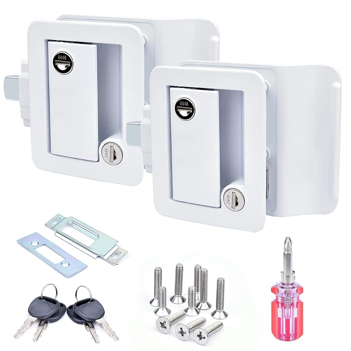Buy RISTOW 2-Pack Upgraded RV Door Locks for Travel Trailers with ...
