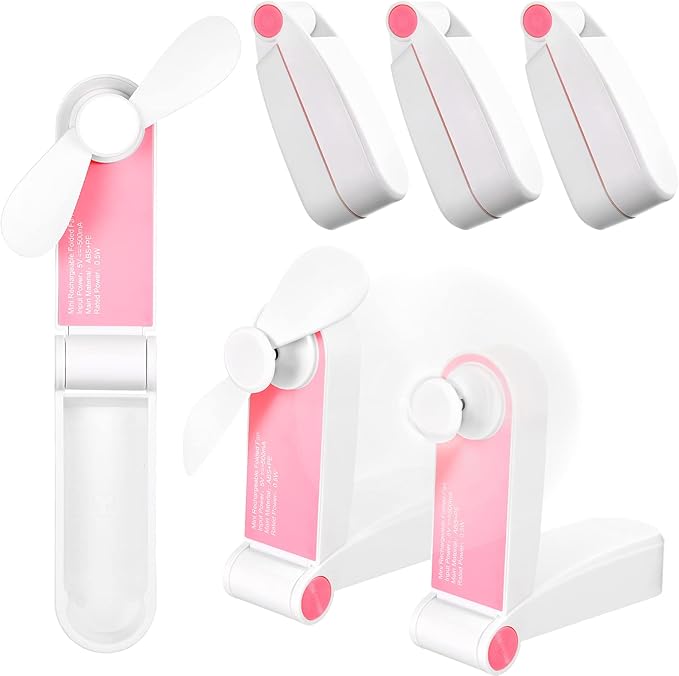 Amazon.com: 3 Pack Portable Pocket Fans Handheld Mini Fan Portable ...