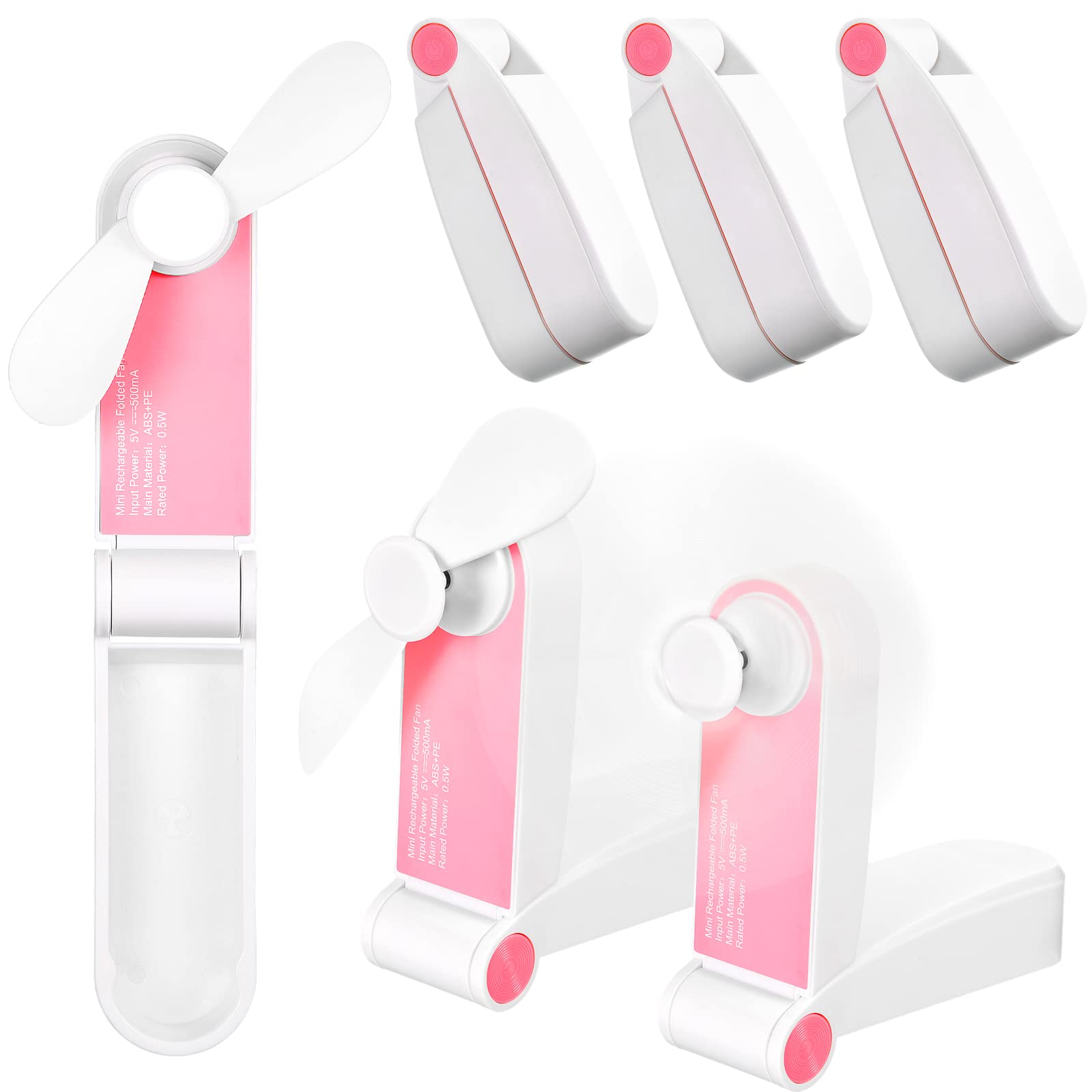 Amazon.com: 3 Pack Portable Pocket Fans Handheld Mini Fan Portable ...