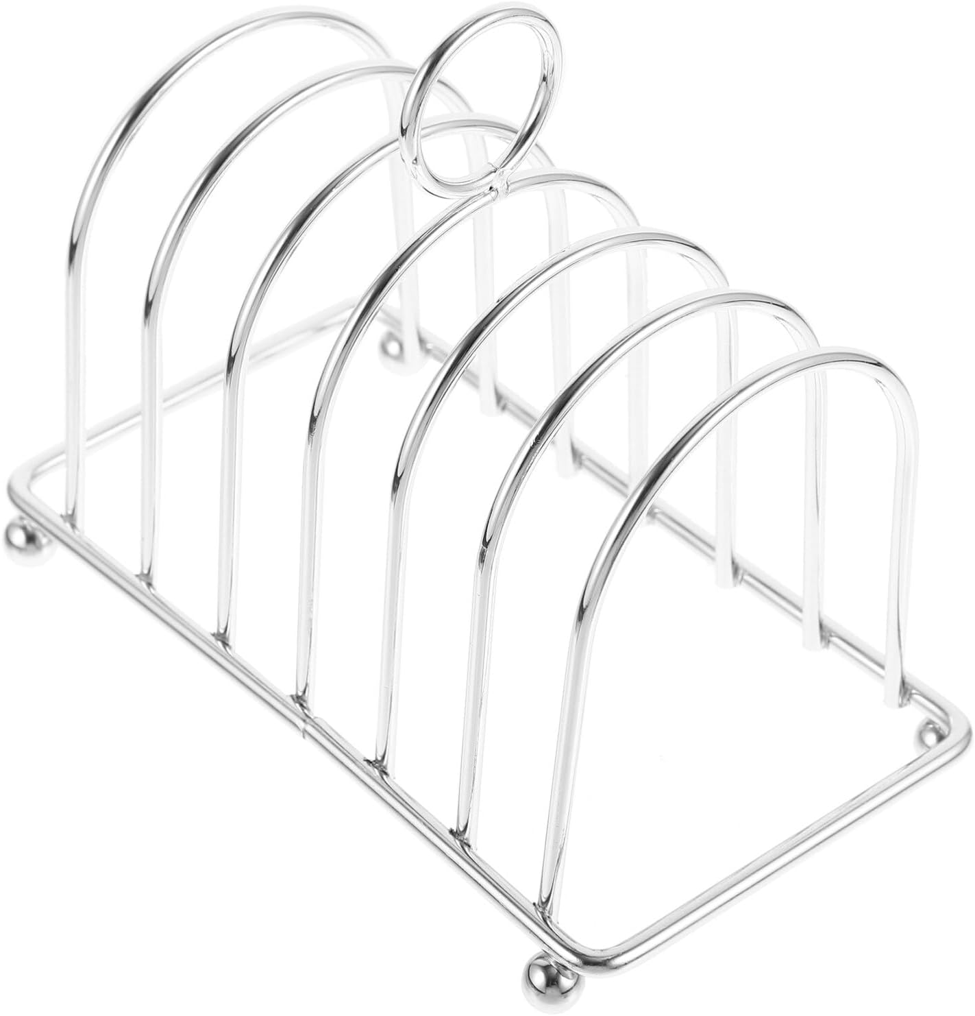 Amazon.com | HOLIDYOYO Toast Rack Holder 6 Slice Slot Toast English ...
