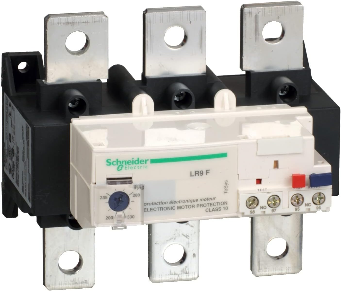 Schneider LR9F7375 200-33 TeSys F Electronic Overload Relay, White ...