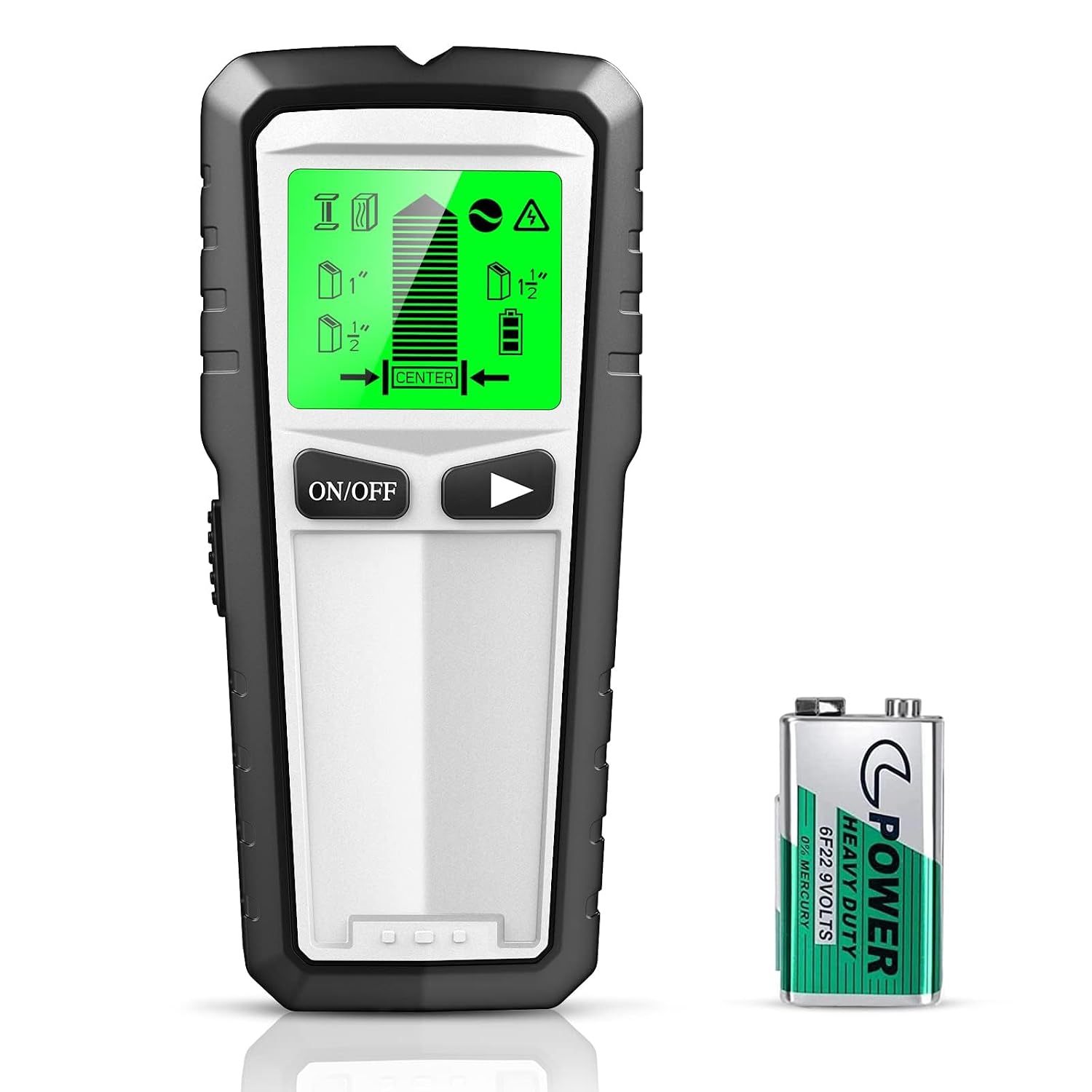 Stud Finder, Wall Scanner, 5 IN 1 Electronic Stud Sensor, with HD LCD ...