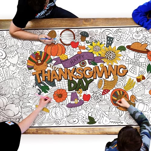 Amazon.com: Large Coloring Poster - Classic Coloring Sheets for Kids ...