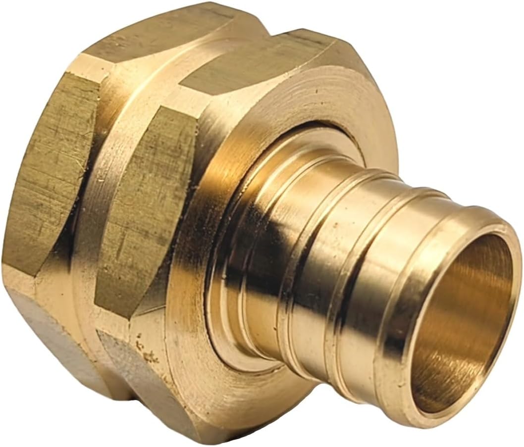 Amazon.com: GRIDTECH Brass Garden Hose Adapter Swivel Fitting, 3/4” PEX ...