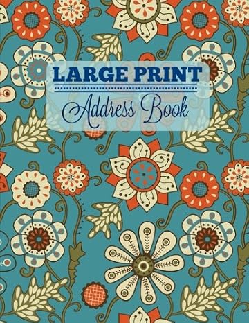 Amazon.com: Large Print Address Book (Extra Large-BIG Print Address ...