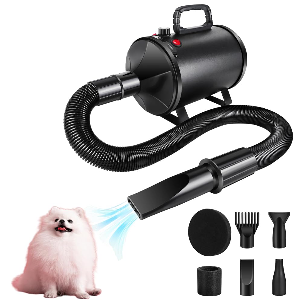 3500 W Dog Hair Dryer Blower Very Quiet Pet Hair Dryer Blower Dog Hair ...