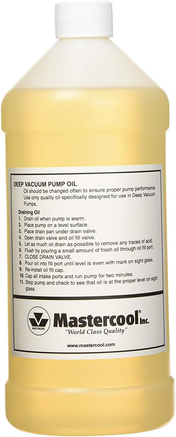 Mastercool Vacuum Pump Oil (32oz) - Amazon.com