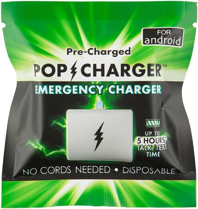 Amazon.com : Pop Charger, Emergency Charger, for Android : Electronics