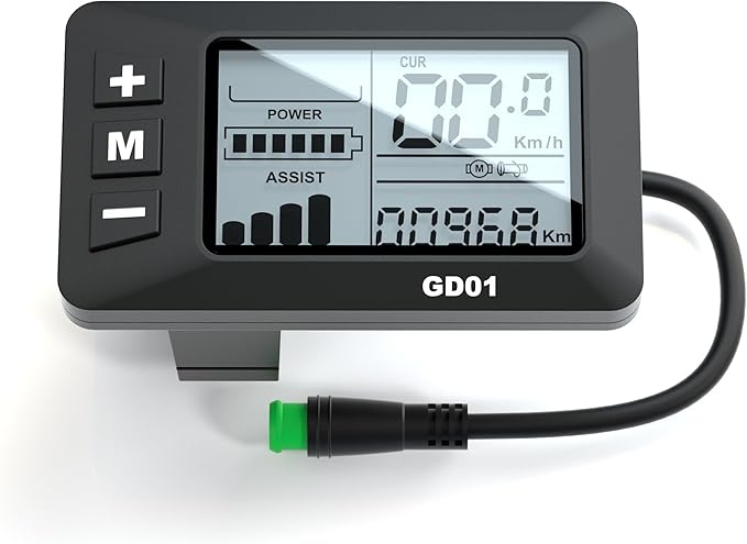 Amazon.com : EBike LCD Display for E Bike JN Controller, 24V 36V 48V 5 ...
