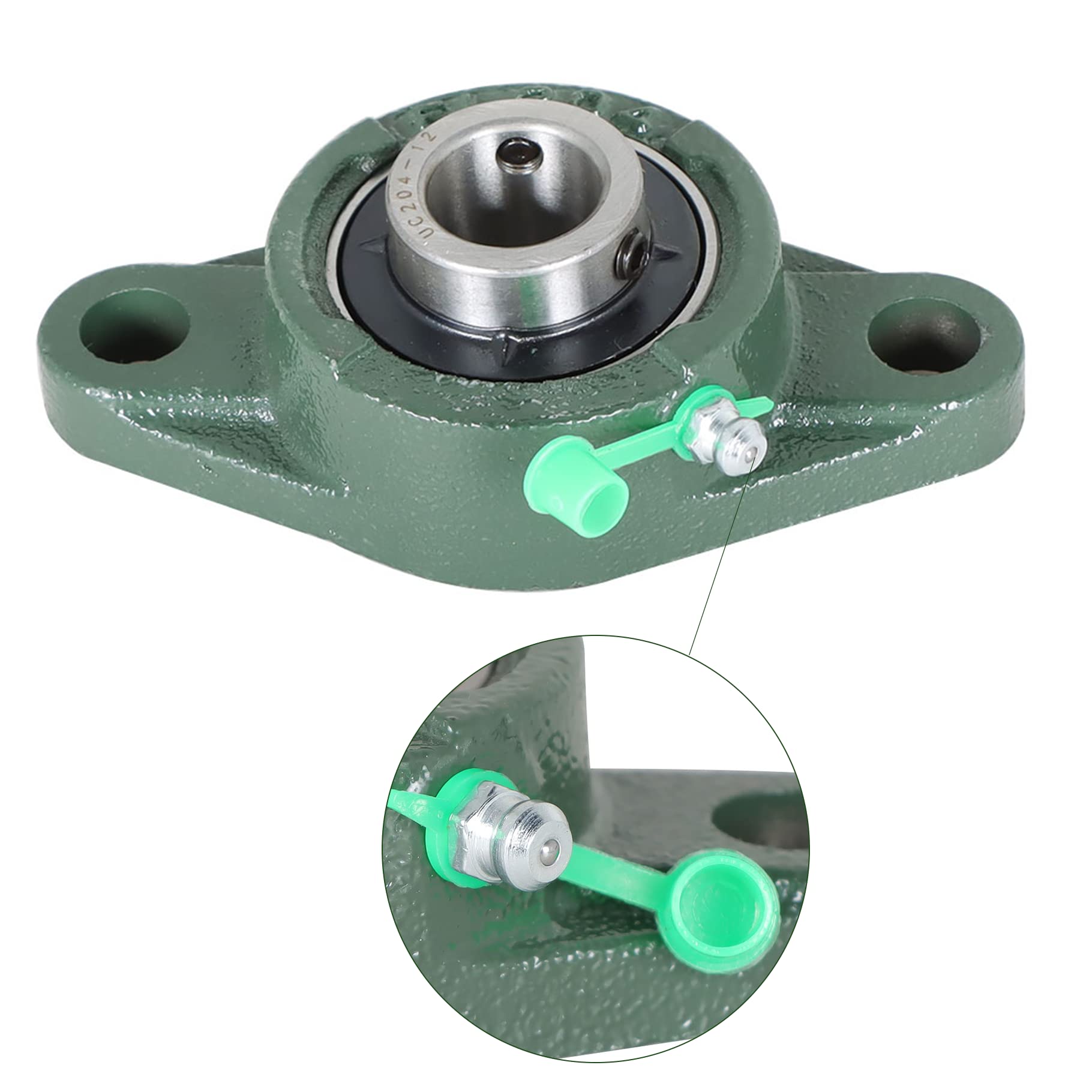 Snapklik.com : Timunr 10Pcs UCFL204-12 Pillow Block Bearings 3/4 Inch ...