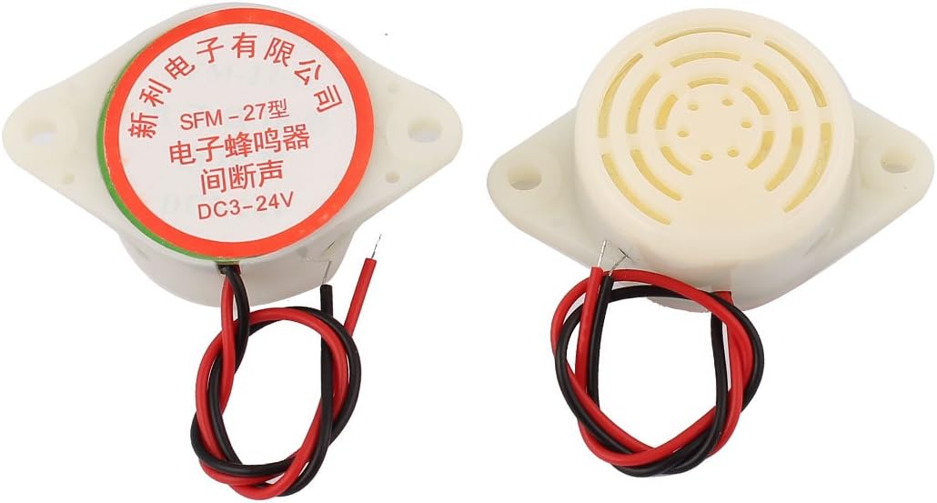 Amazon.com: uxcell 2Pcs DC 6-15V HYD-2312 Active Electronic Alarm ...