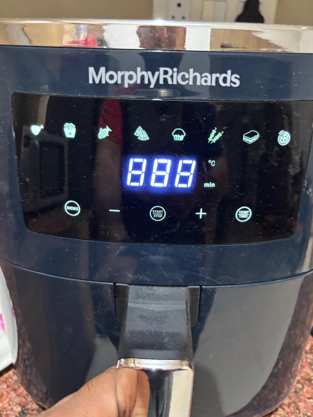 Morphy Richards Digital Air Fryer For Home|1500W With Digital Control ...