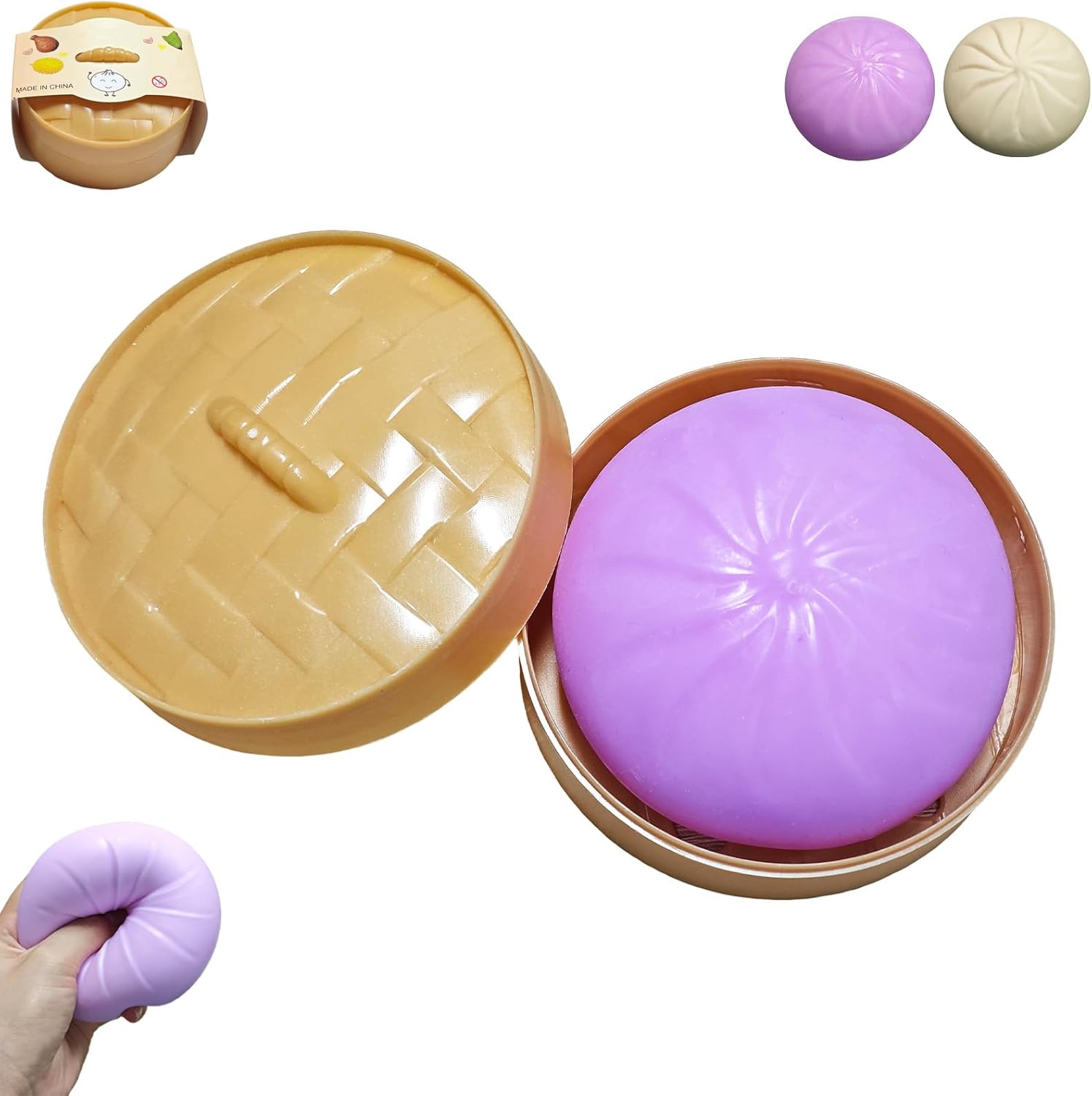 Amazon.com: Giant Dumpling Squishy, Large Dumpling Squishy, Mystery ...