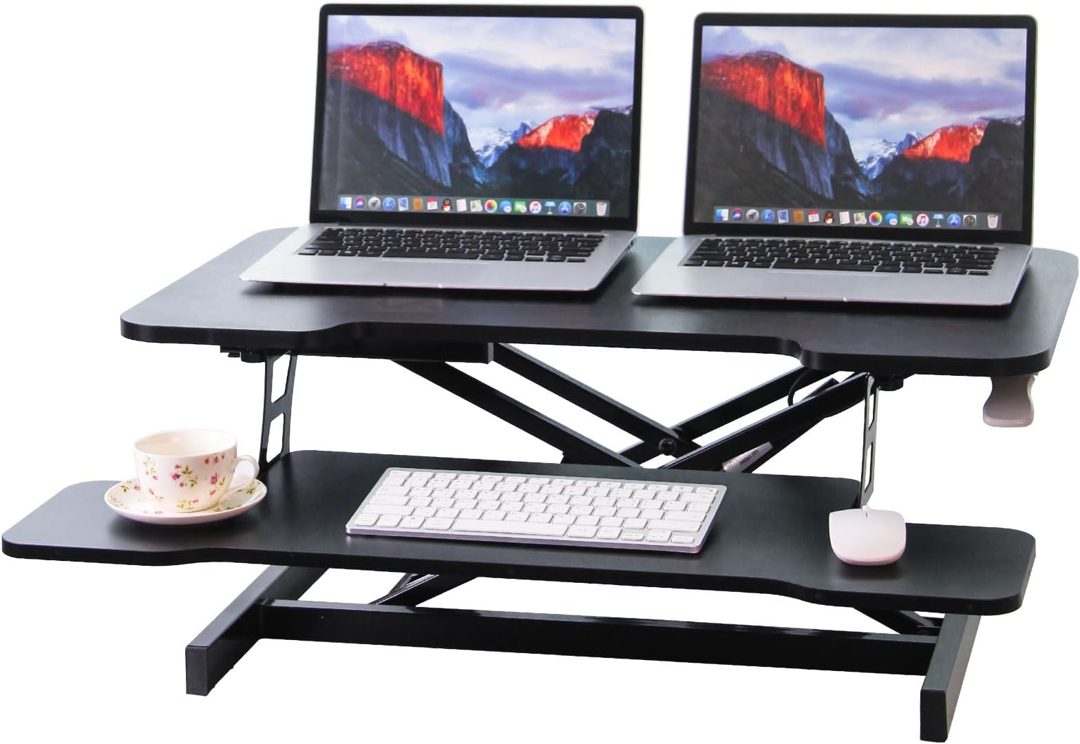 Amazon.com: TechOrbits Standing Desk Converter - 32 Inch Adjustable Sit ...