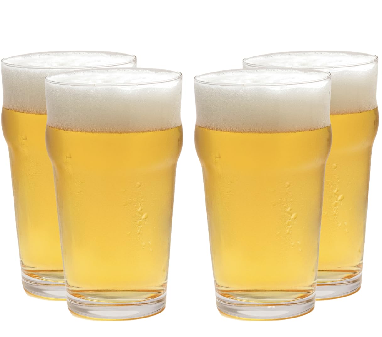 Buy Sipologie Imperial Pint Beer Glass 570Ml, Set Of 4 - Classic ...