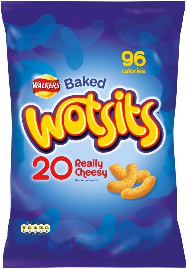 Amazon.co.jp: Walkers Wotsits Really Cheesy Corn Puffs (20x17g) 歩行者の ...
