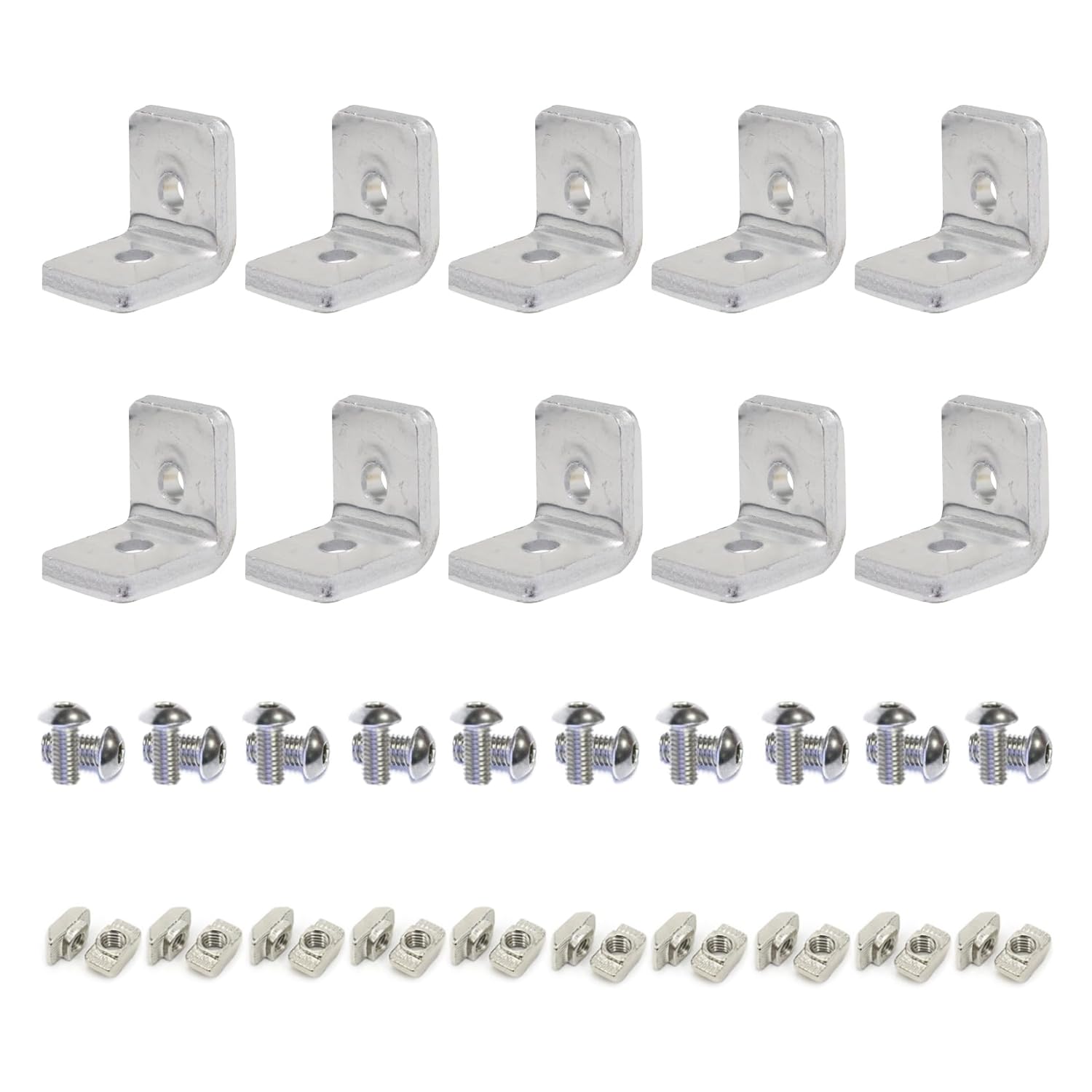 BLCCLOY 10Sets Heavy Duty 10 Series Aluminum Extrusion Profile L ...