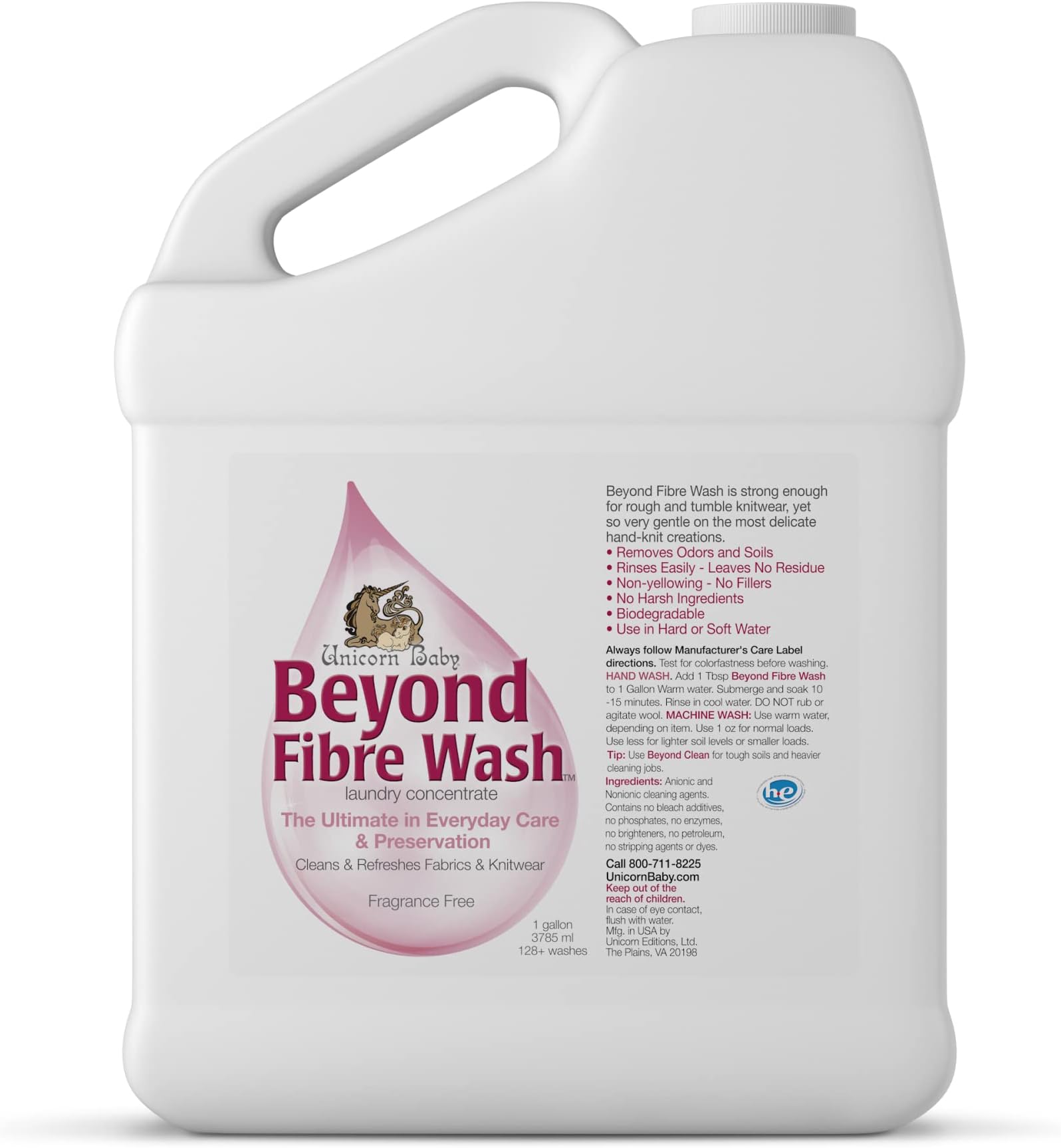 Amazon.com: Unicorn Fibre Wash 16oz. Everyday Wash for delicate Fabrics ...
