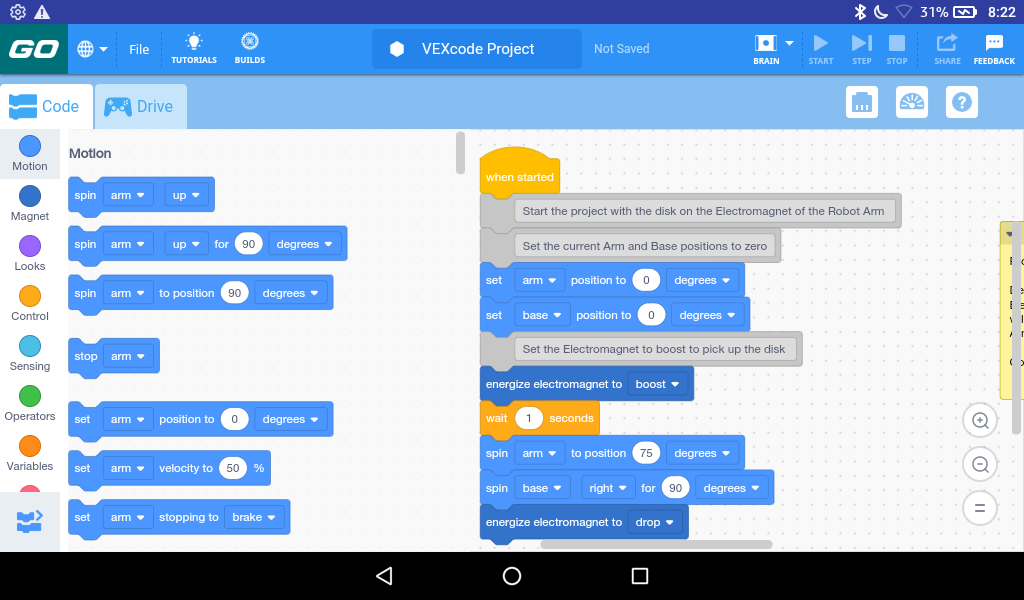 VEXcode GO - App on Amazon Appstore