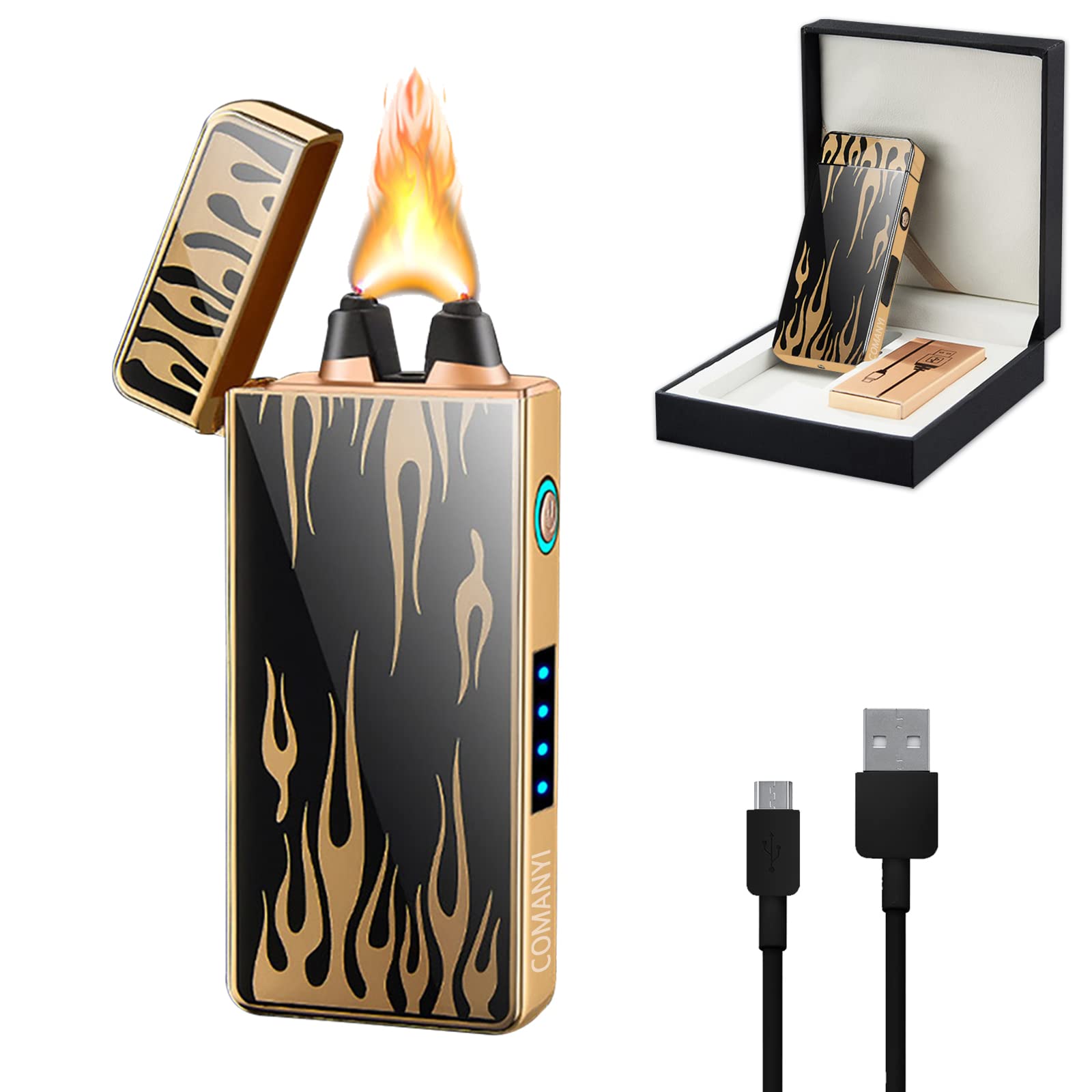 Amazon.com: GADATOP Electric Lighters Arc Plasma Lighter USB ...