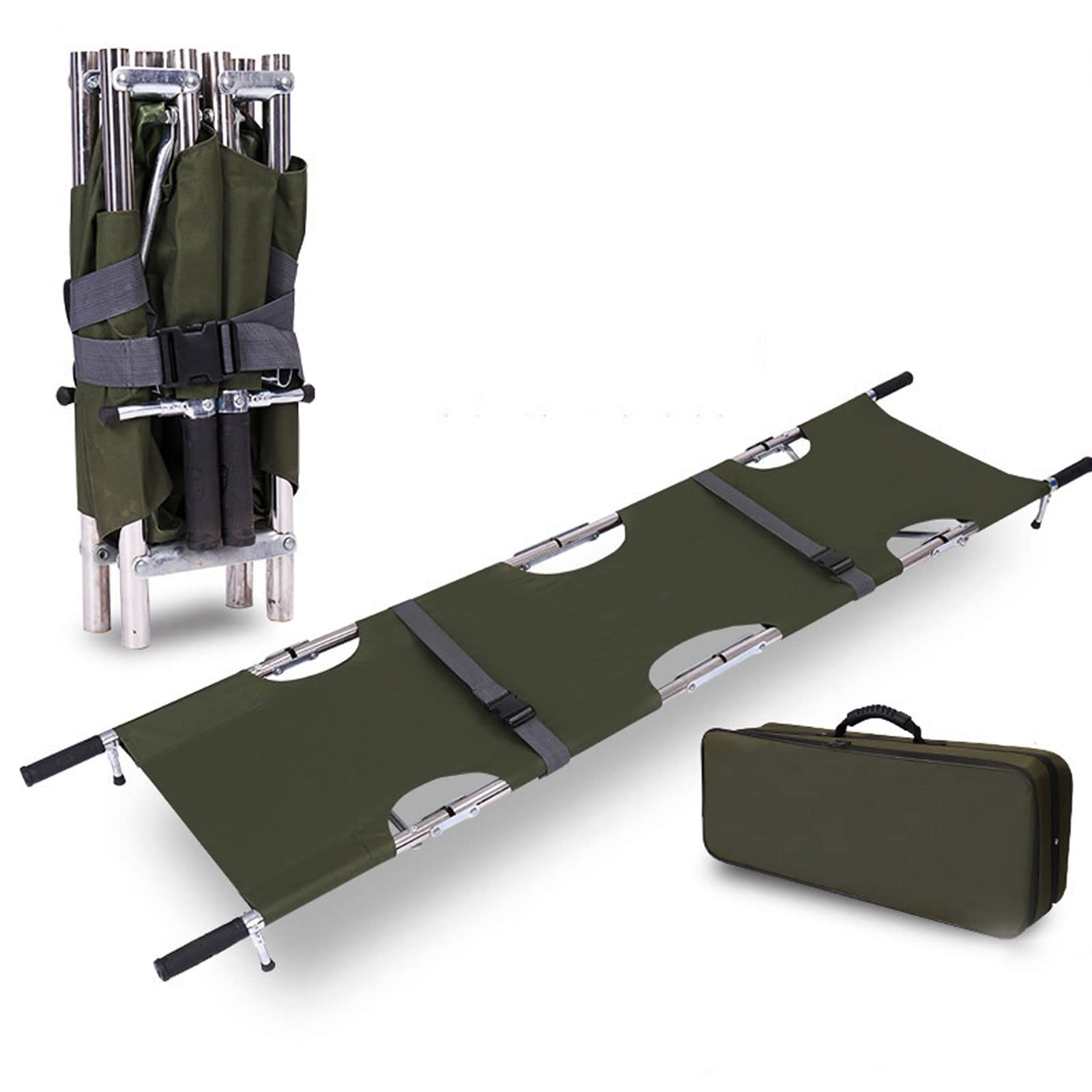Buy Folding Stretcher, Portable Emergency Patient Transport Stretcher ...