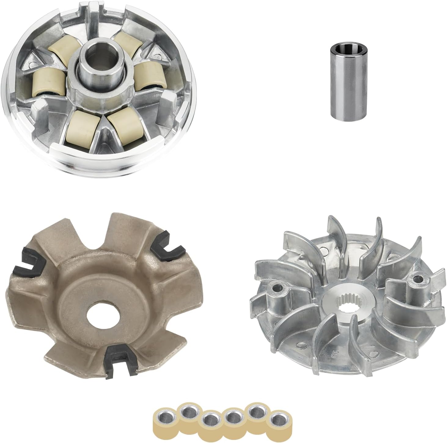 Amazon.com: YOUXMOTO Complete Variator Kits for Gy6 125cc/150cc 152QMI ...