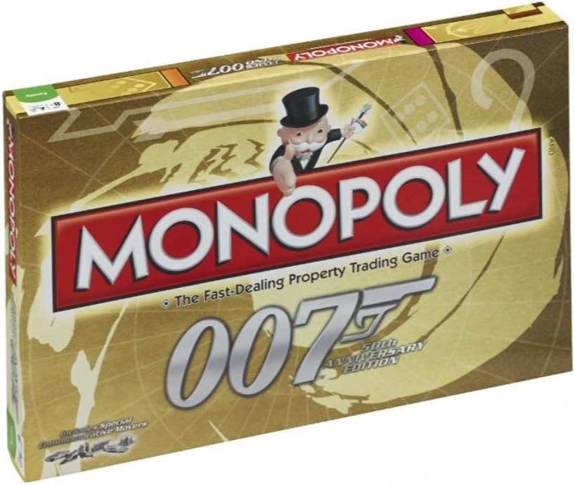 Monopoly: 50th Anniversary Edition James Bond 007 : Winning Moves ...