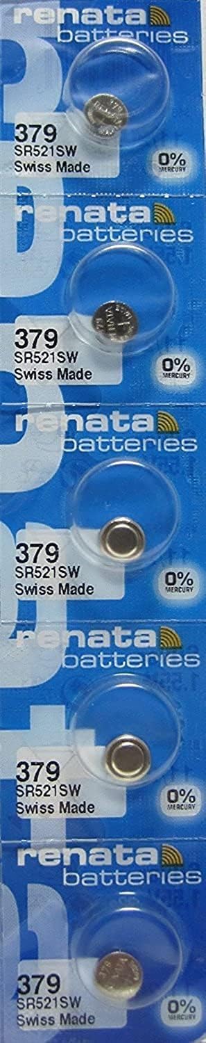 379 Watch battery - Strip of 5 Batteries : Amazon.ca: Health & Personal ...