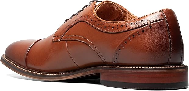 Amazon | STACY ADAMS Maddox Cap Toe Oxford Cognac 7 M | レース