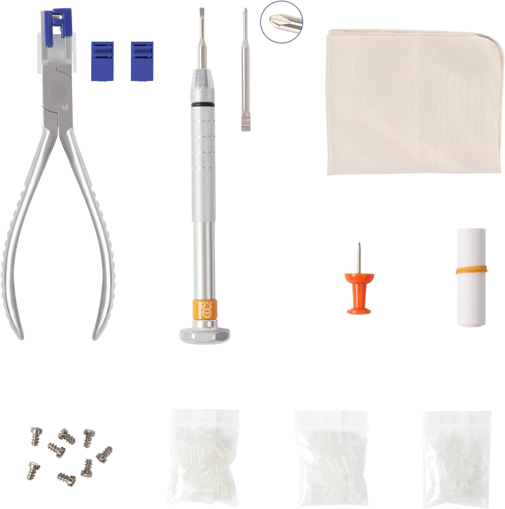 Amazon.com: UCanSee Rimless Glasses Repair Tool Kit - Comes with a ...