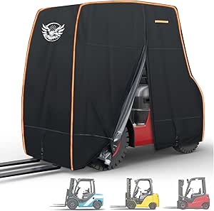 Amazon.com: SKYJDM Forklift Cover Waterproof, Heavy Duty 420D Oxford ...