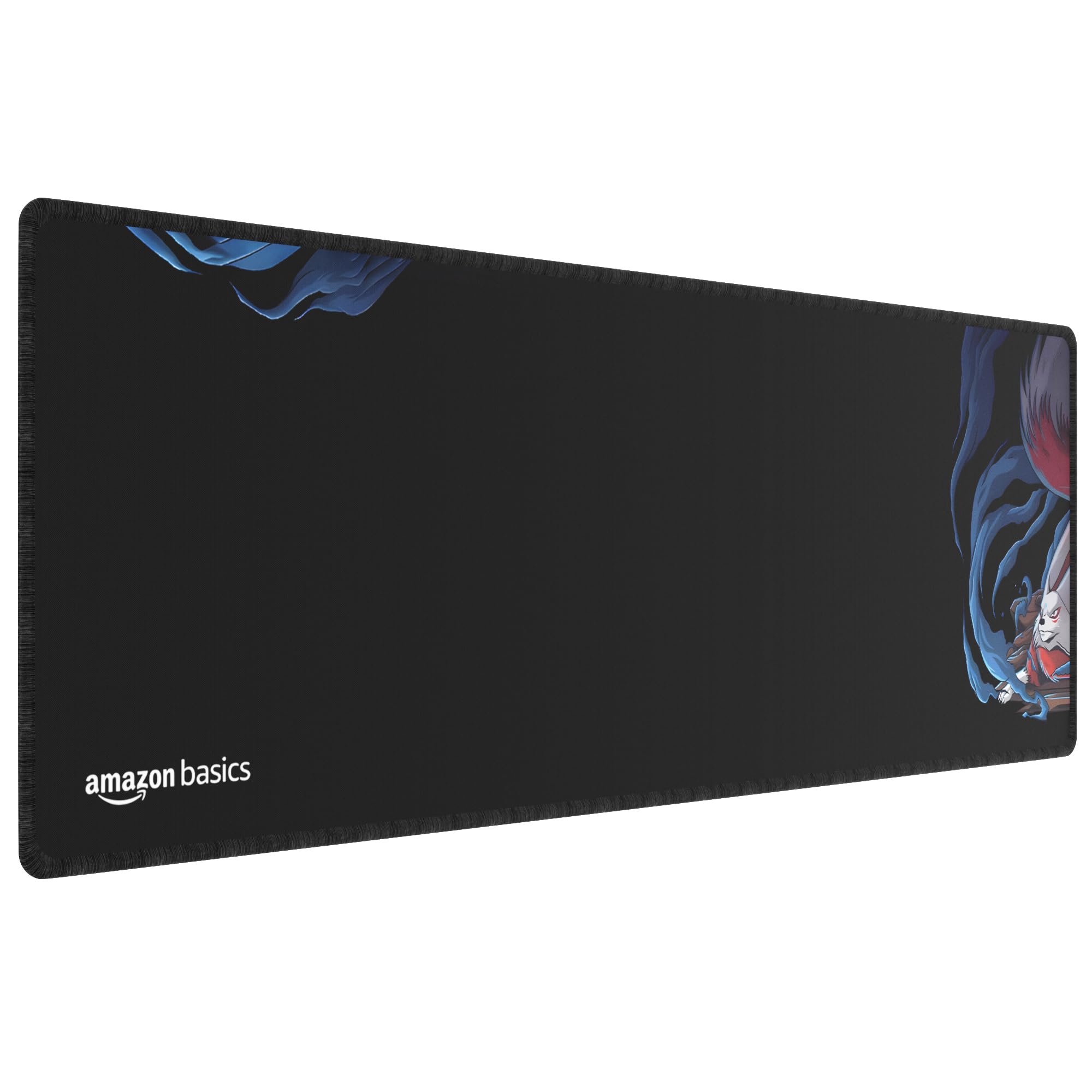 amazon basics Extended Mouse Pad with Anti-Fray Stitched Edges ...