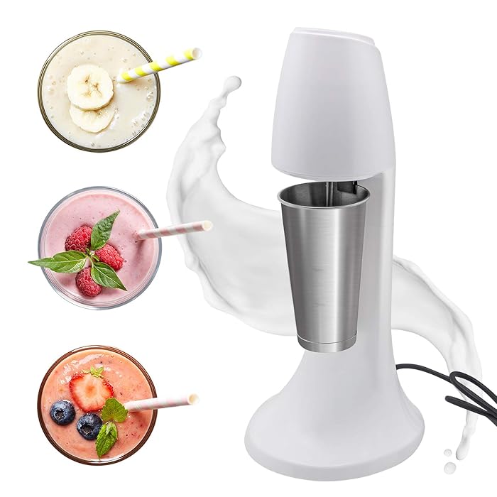 Buy CGOLDENWALL Electric Milk Shake Machine 300W Powerful Milkshake ...