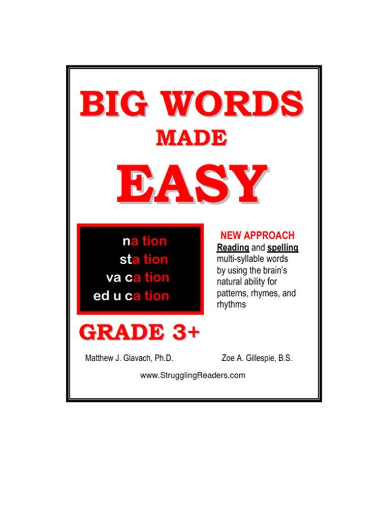 Amazon.com: Big Words Made Easy, Grade 3+ (Big Words Made Easy, Grades ...