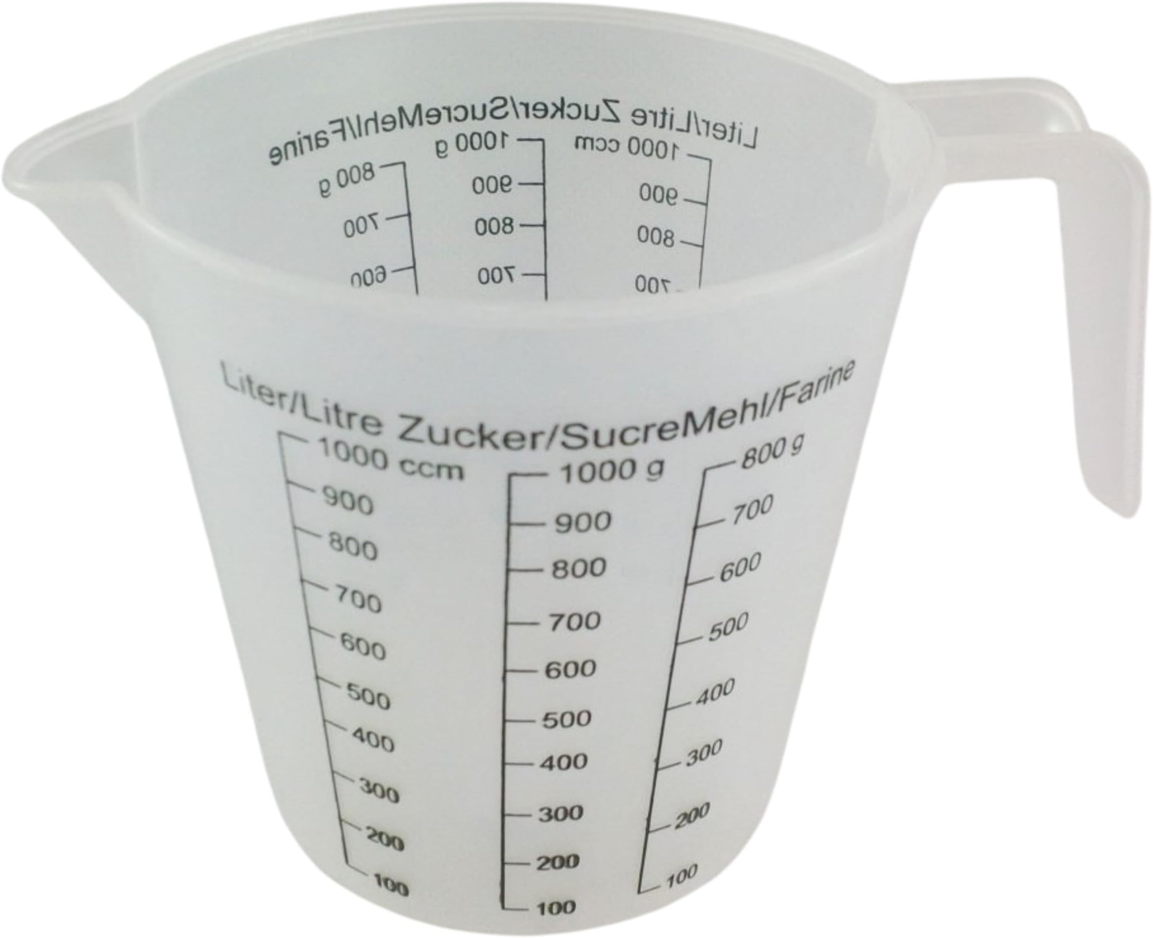 PARENCE.- Doseur en Plastique 1L- Mesure Précise, Grande Capacité ...