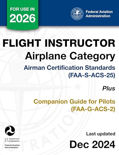 Flight Instructor Airplane Category Airman Certification Standards (FAA ...