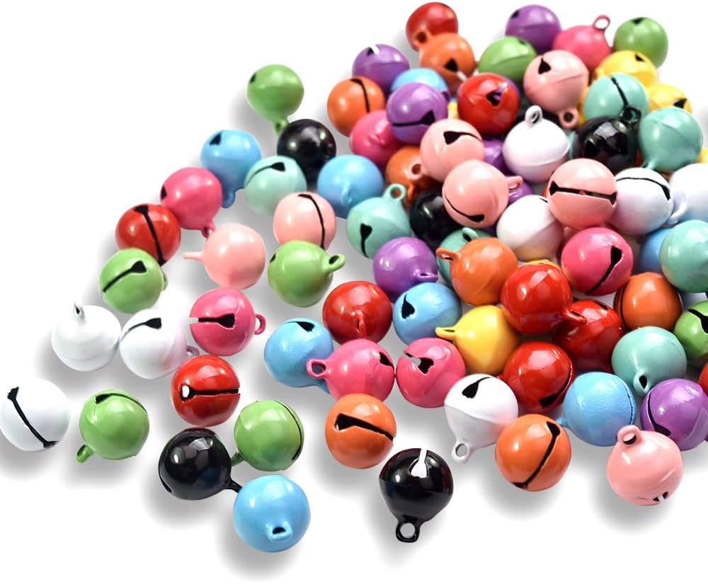 Amazon.com: 1/4-Inch Jingle Bell/Small Bell/Mini Bell DIY Bracelet ...