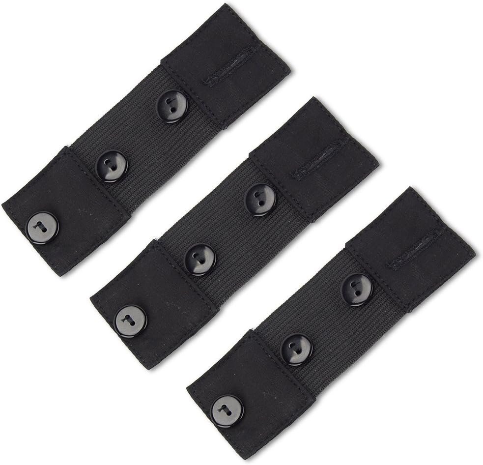Amazon.com: Elastic Waist Button Extender 3-Pack - Adds 4.5 to 7 inches ...