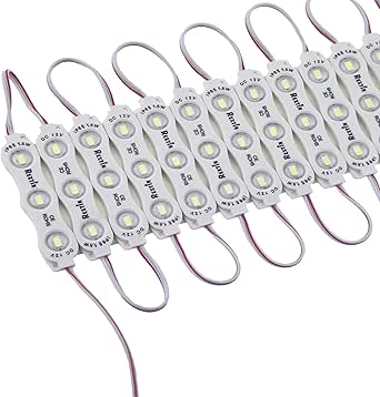 REXTiN Super Bright 200pcs 3 LED Module Storefront Lights White 5630 ...
