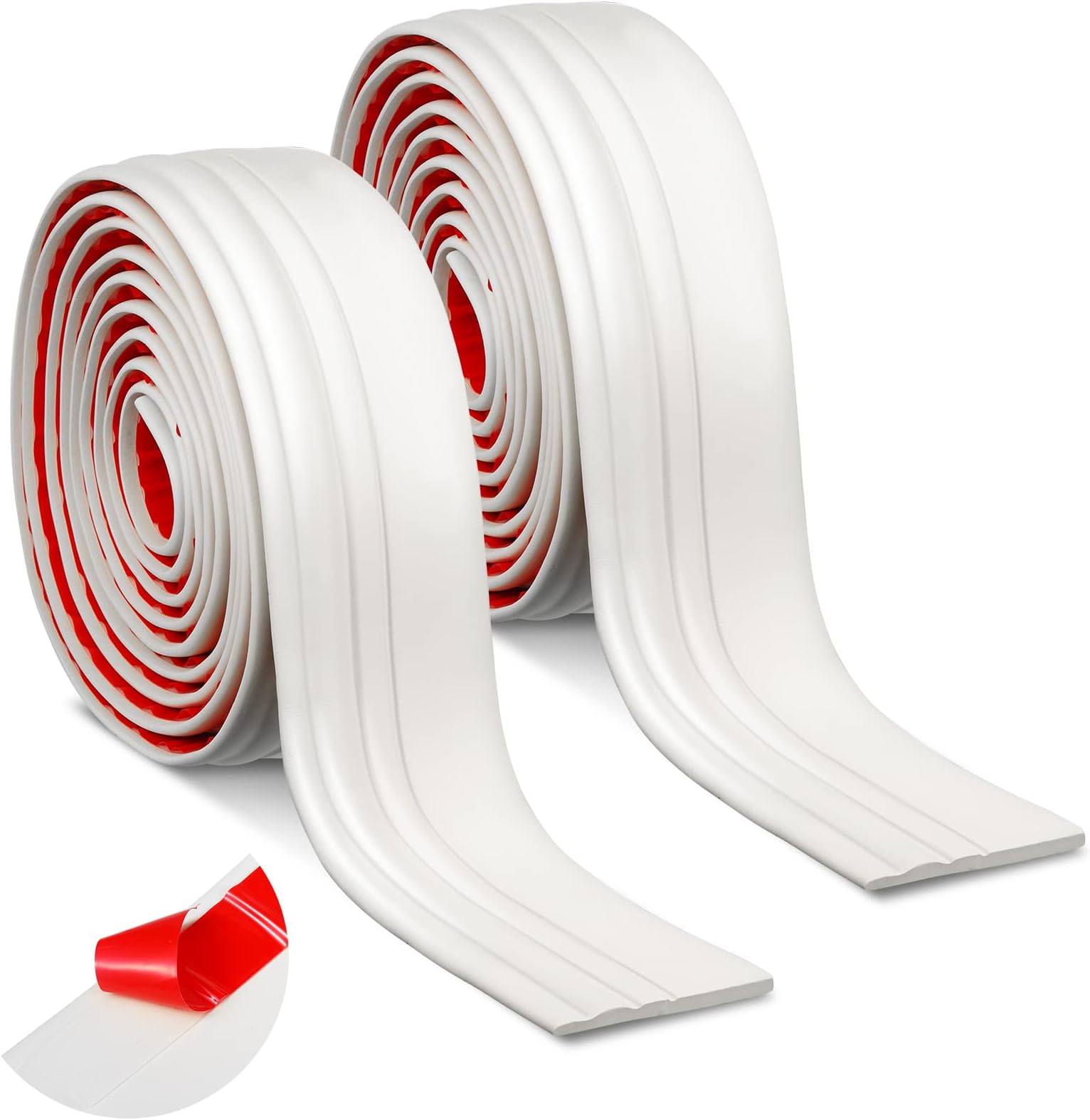 Ssamall J Shape RV Rain Gutter,1"Adhesive Backing,Roof Rain Diverter ...