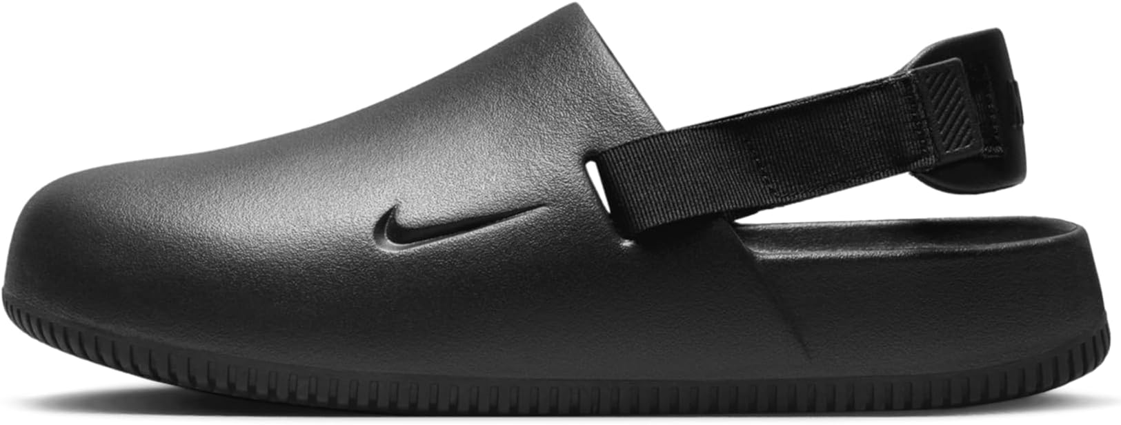 Amazon.com | Nike Men's Calm Mules, Black/Black, 14 | Mules & Clogs