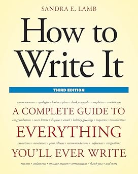 Amazon.com: How to Write It, Third Edition: A Complete Guide to ...
