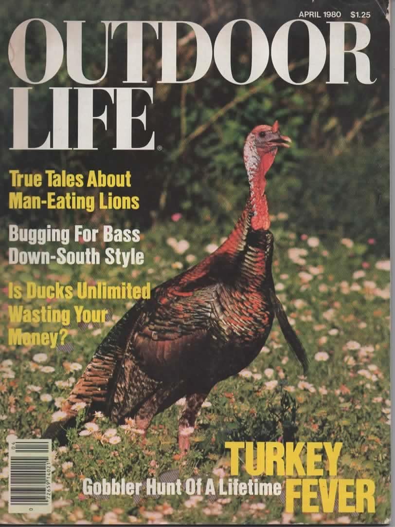 Outdoor Life Magazine, April 1980 (Vol 165, No 4) Cohutta Gobler Hunt ...