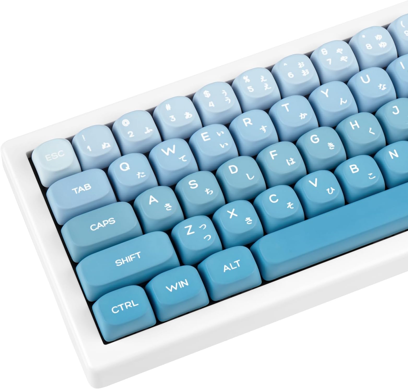 Amazon.com: TIMSEKER PBT Japanese Keycaps MOA Profile Keycaps Cute, 124 ...