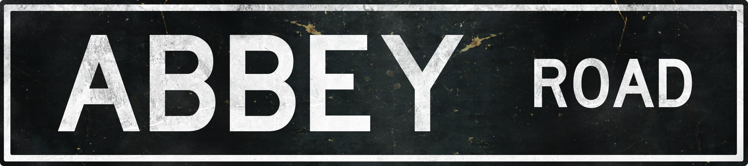 Amazon.com: Abbey Road Metal Sign 18x4 Inch – Embossed Retro Street ...